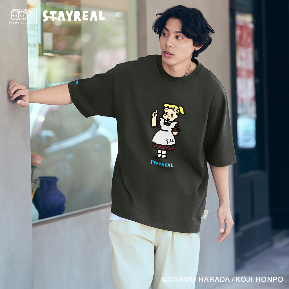 STAYREAL x OSAMU GOODS 原田治Welcome寬版T